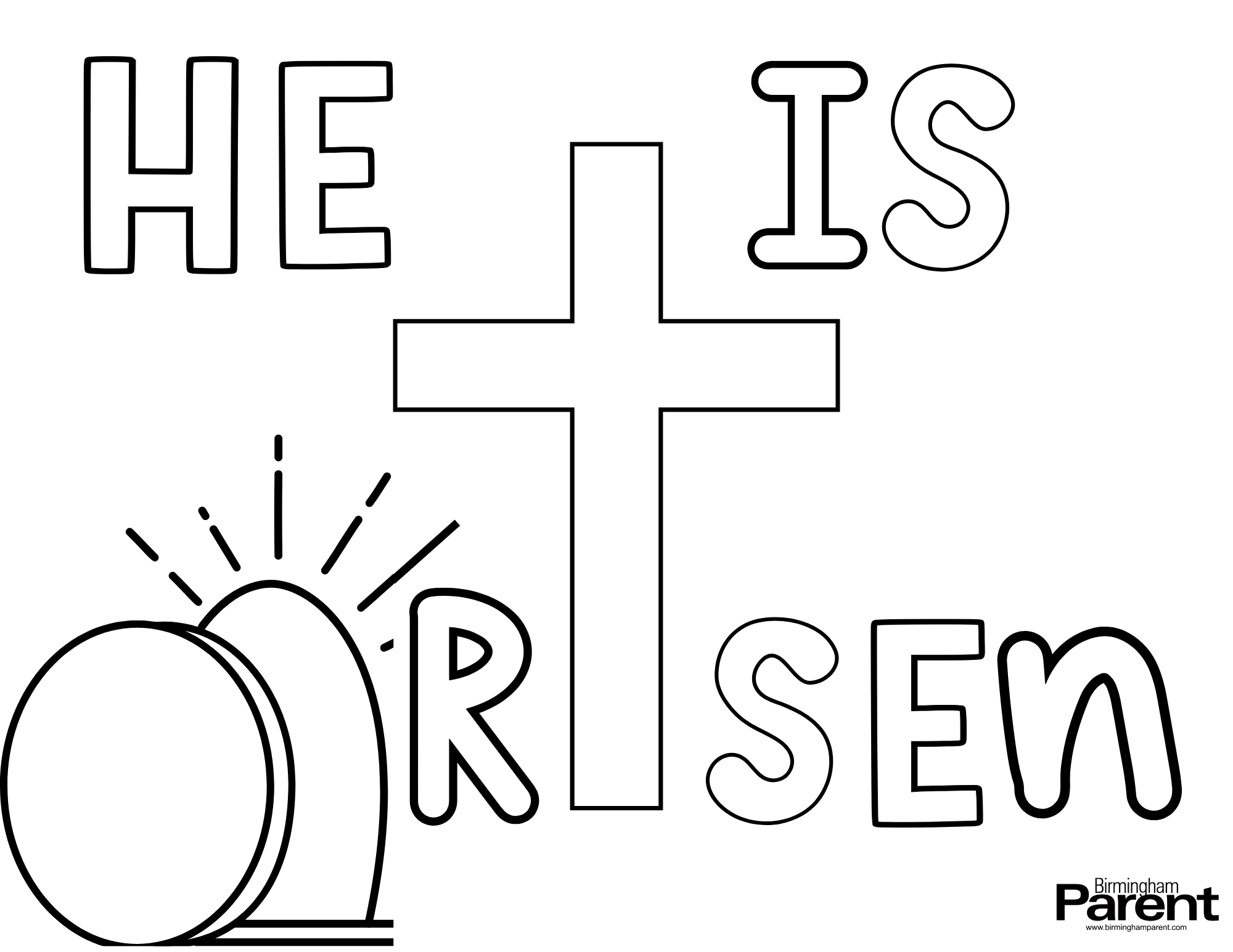 Free Downloadable Easter Coloring Pages | Birmingham Parent